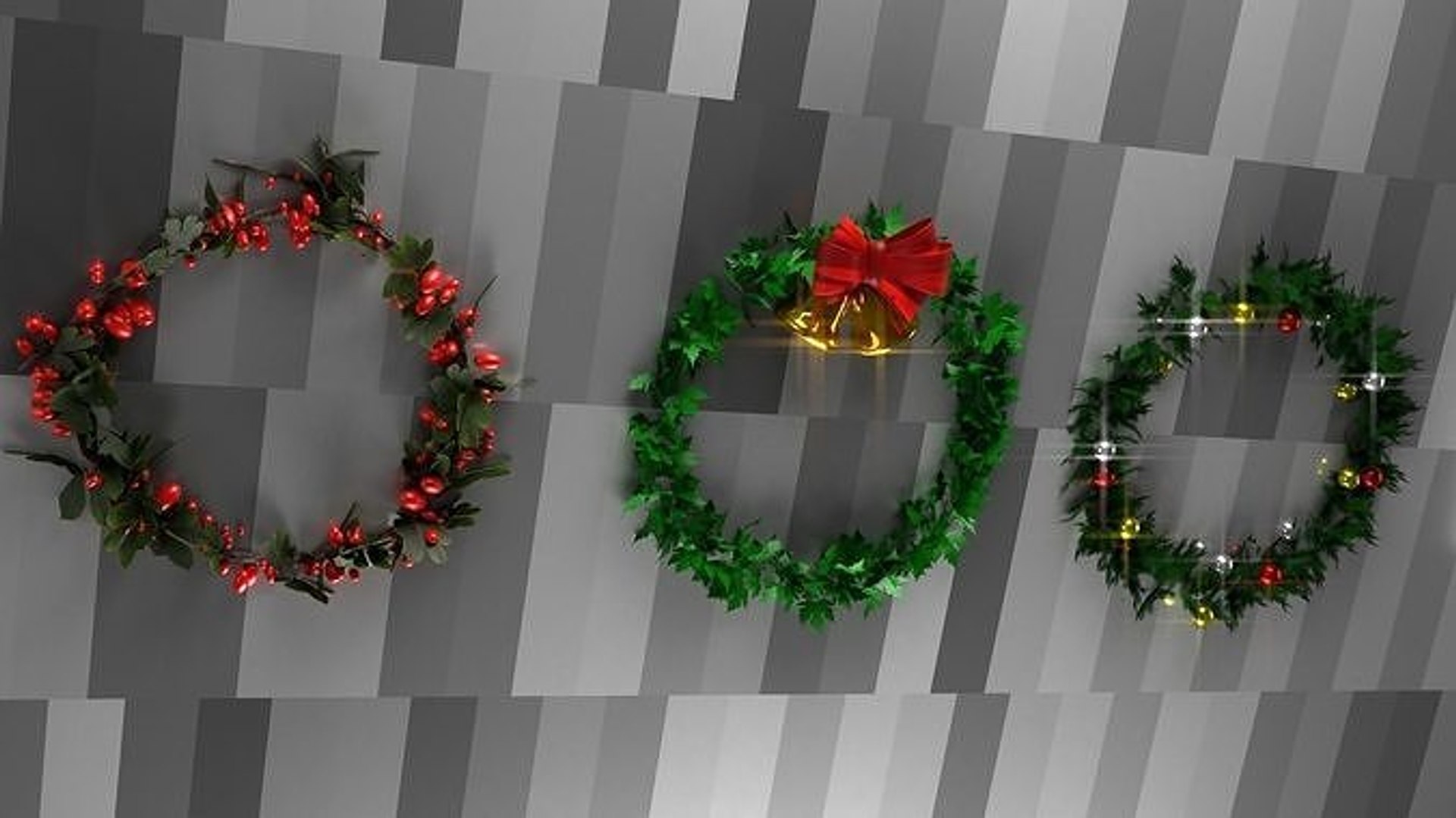 CHRISTMAS WREATH 3D MODEL - ARVRGAME DEVELOPMENT 3D Model - TurboSquid ...