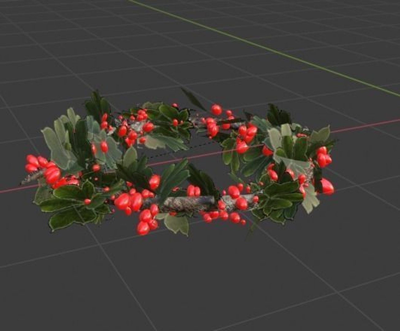 CHRISTMAS WREATH 3D MODEL - ARVRGAME DEVELOPMENT 3D Model - TurboSquid ...