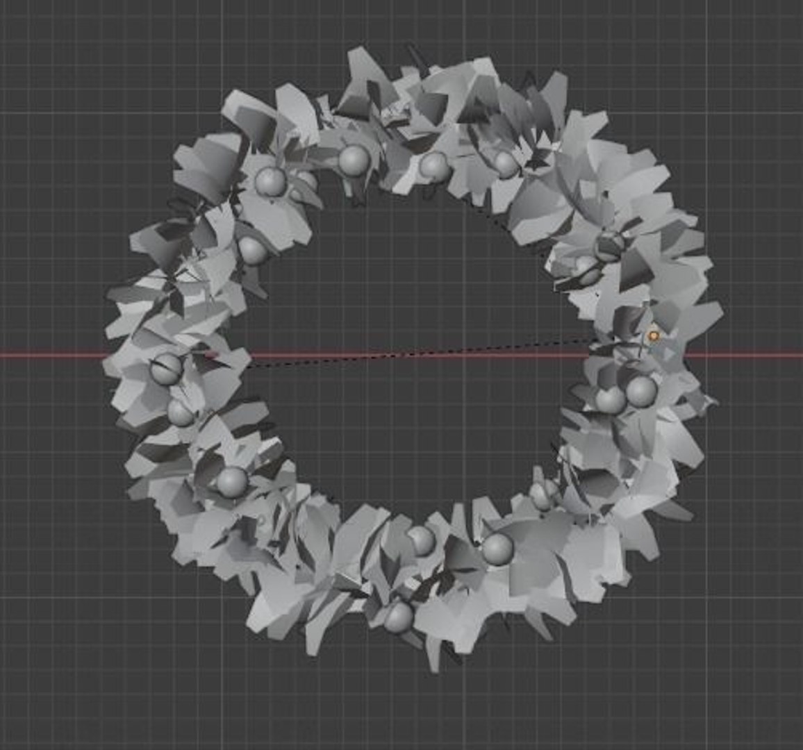CHRISTMAS WREATH 3D MODEL - ARVRGAME DEVELOPMENT 3D Model - TurboSquid ...