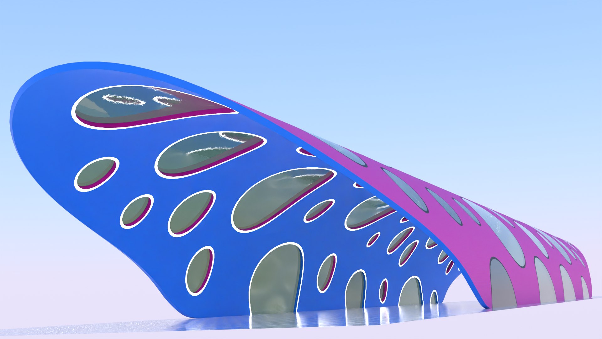 Future Building PBR Model - TurboSquid 2202387