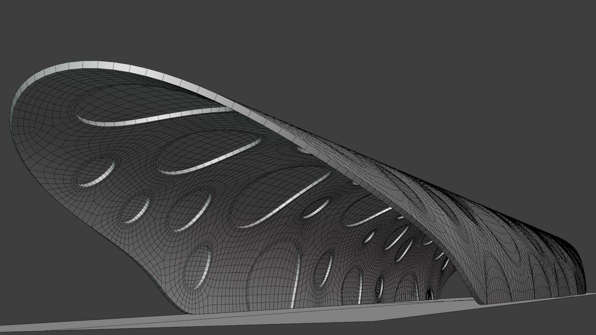 Future Building PBR Model - TurboSquid 2202387