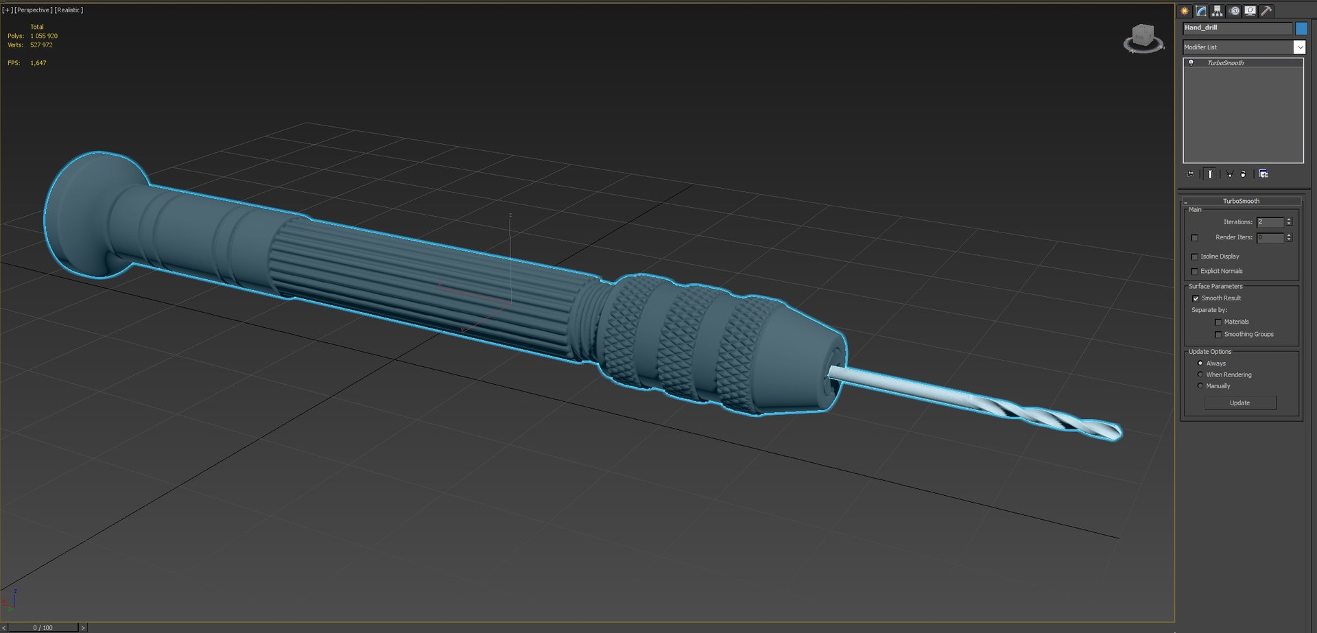 3D Hand Drill Model - TurboSquid 2150726