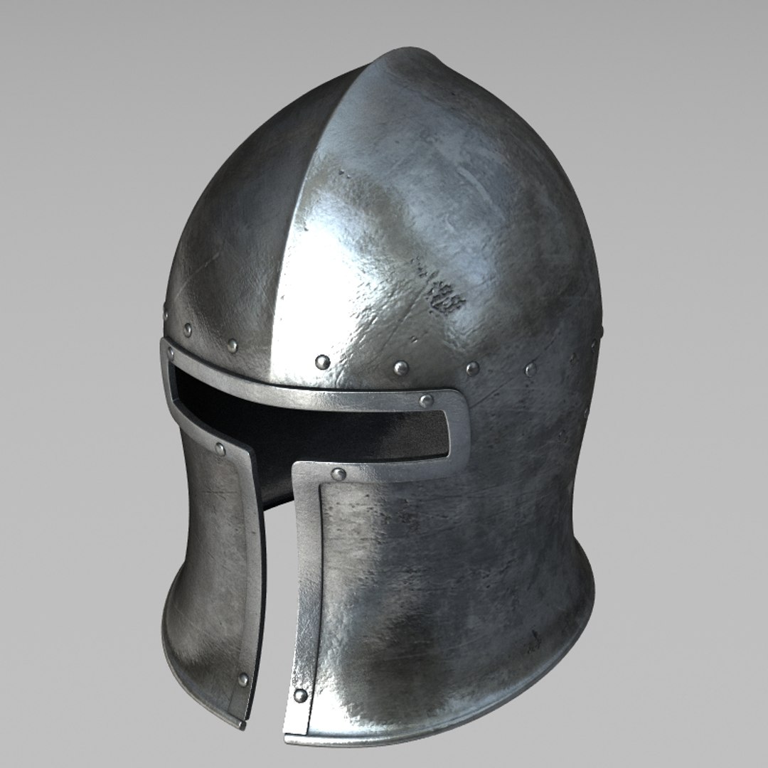 3d italian helmet barbute