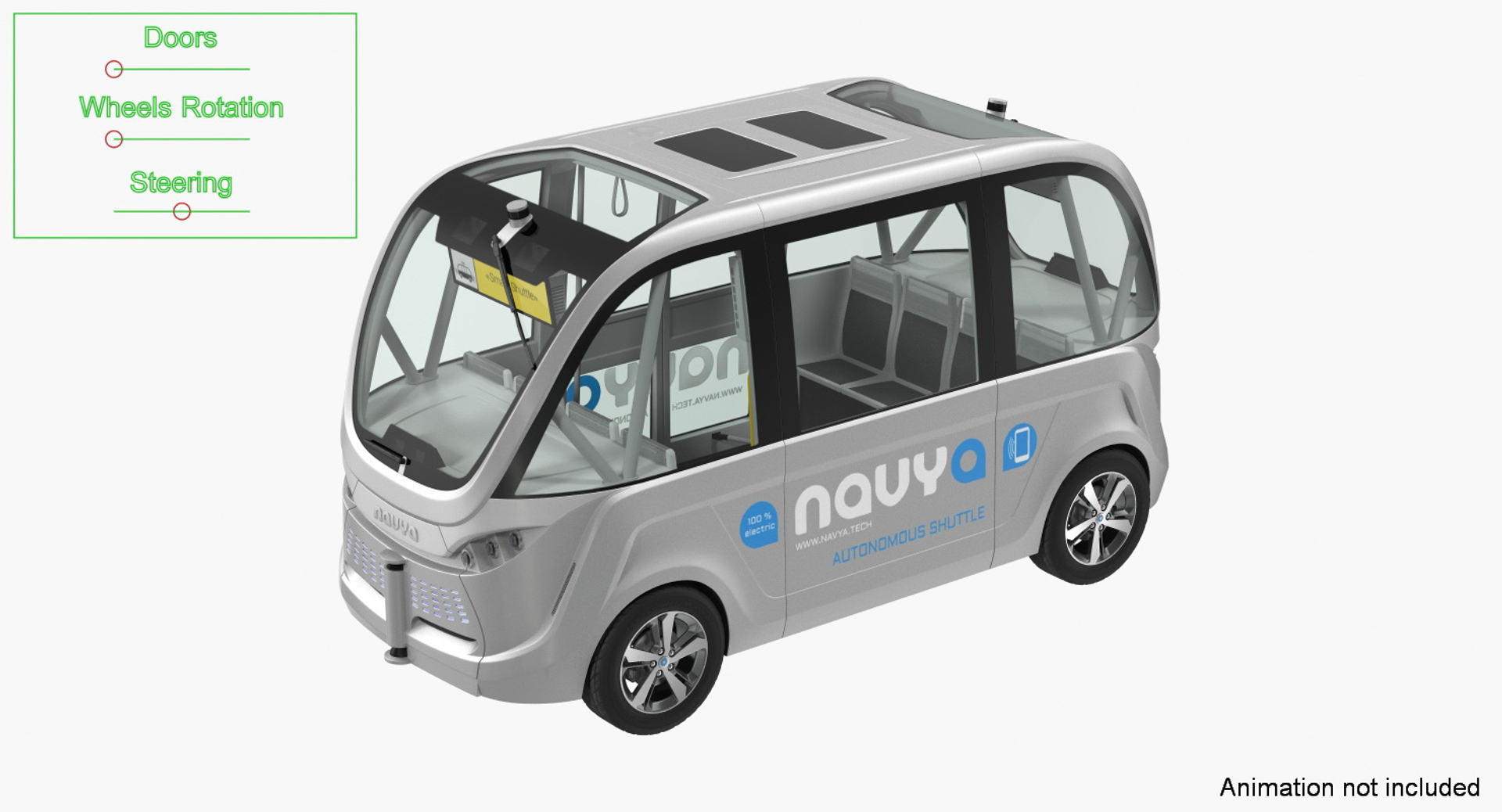 3D Autonomous Electric Vehicle Navya - TurboSquid 1329068