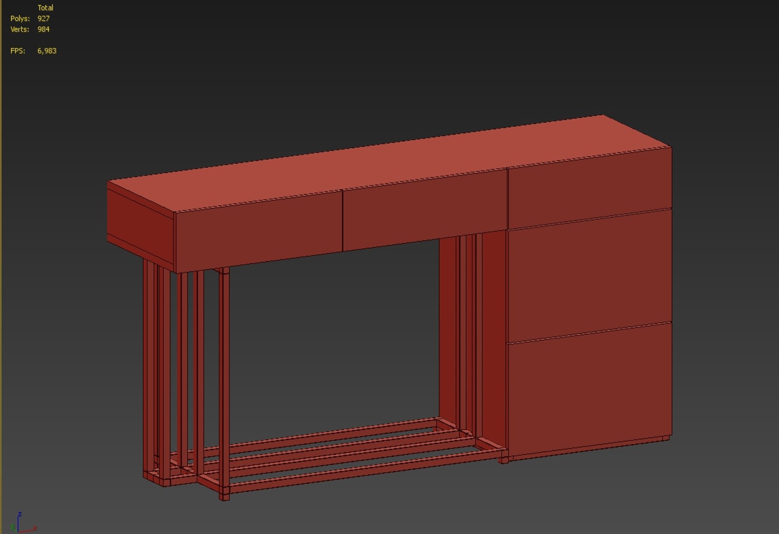 Computer Desk 3D Model - TurboSquid 1638201