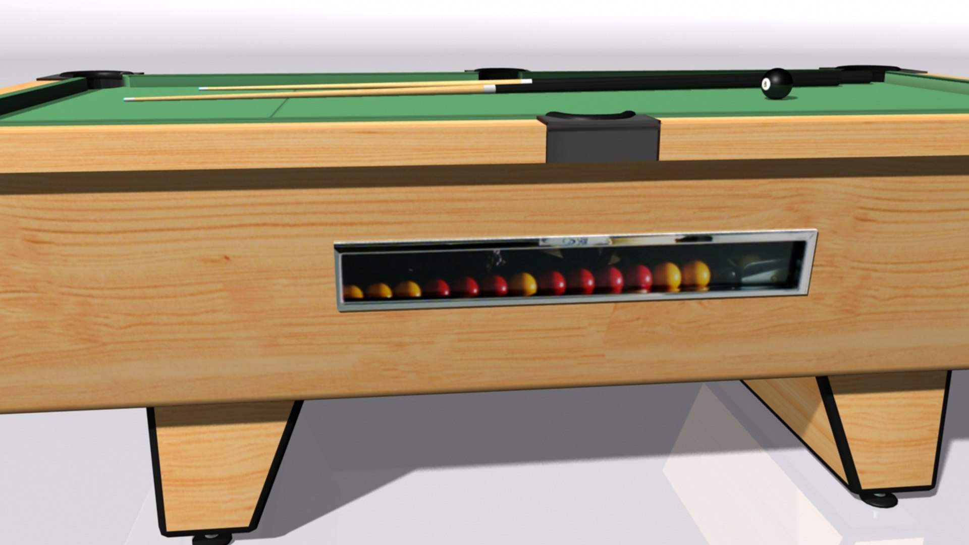 3D Pool Table Model - TurboSquid 1402295