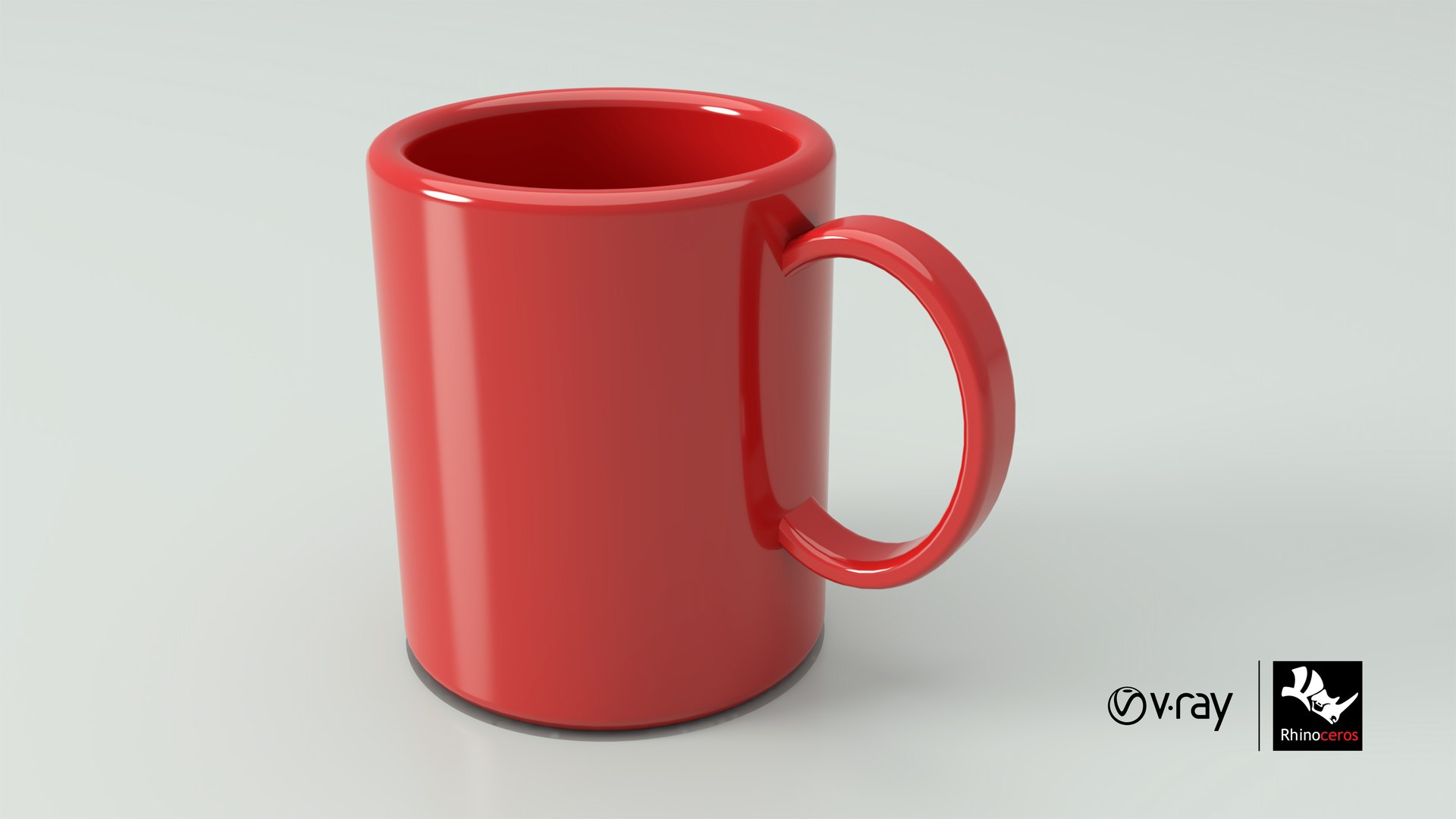 Red Mug 3D Model - TurboSquid 2039464