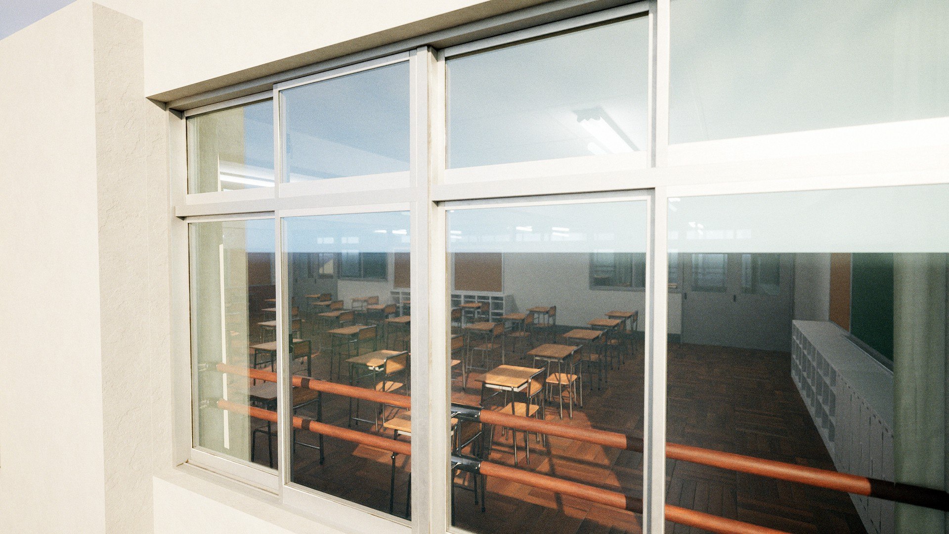 Japanese Classroom 3D - TurboSquid 2164651