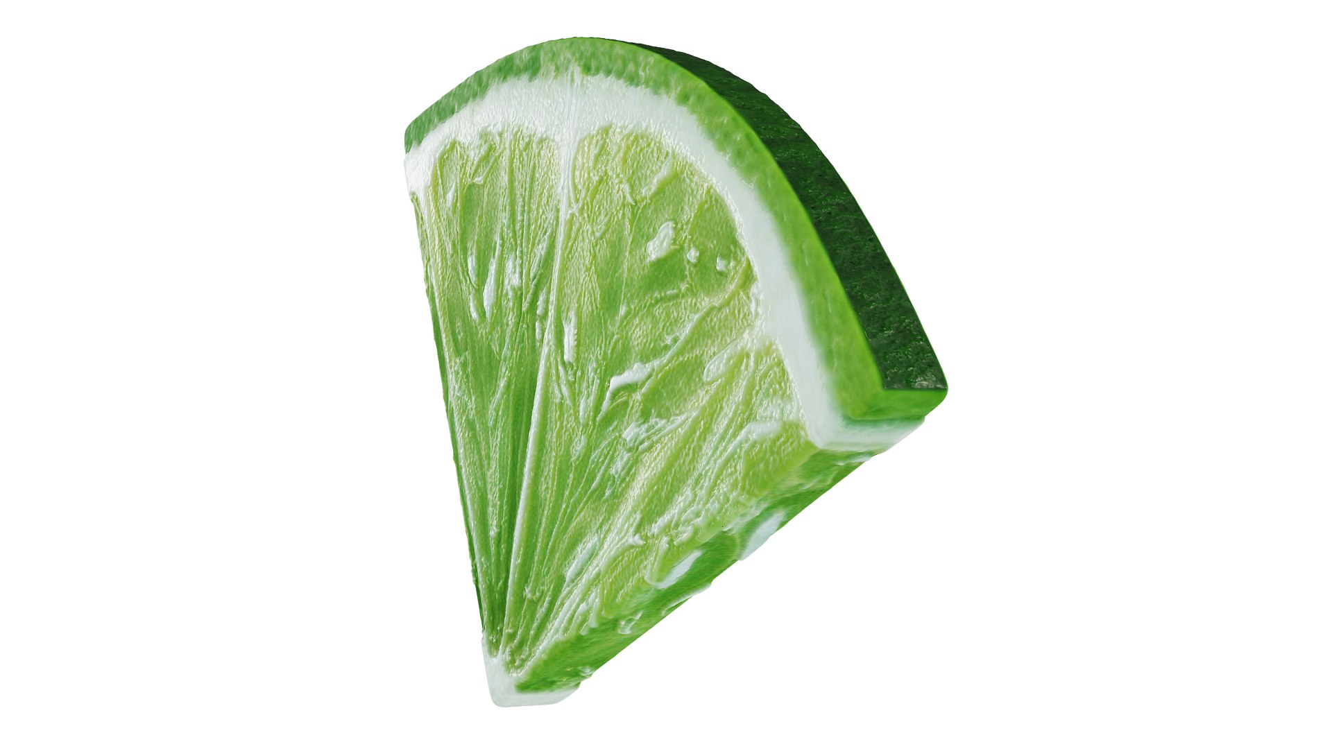 3D Lime slice quarter model - TurboSquid 1877675