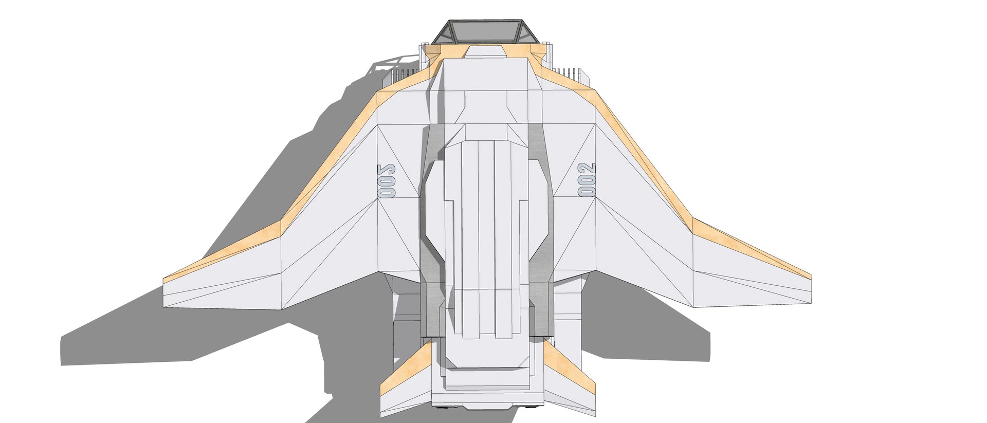 3D Sci-fi Personal Spacecraft 002 v2 - TurboSquid 1968735