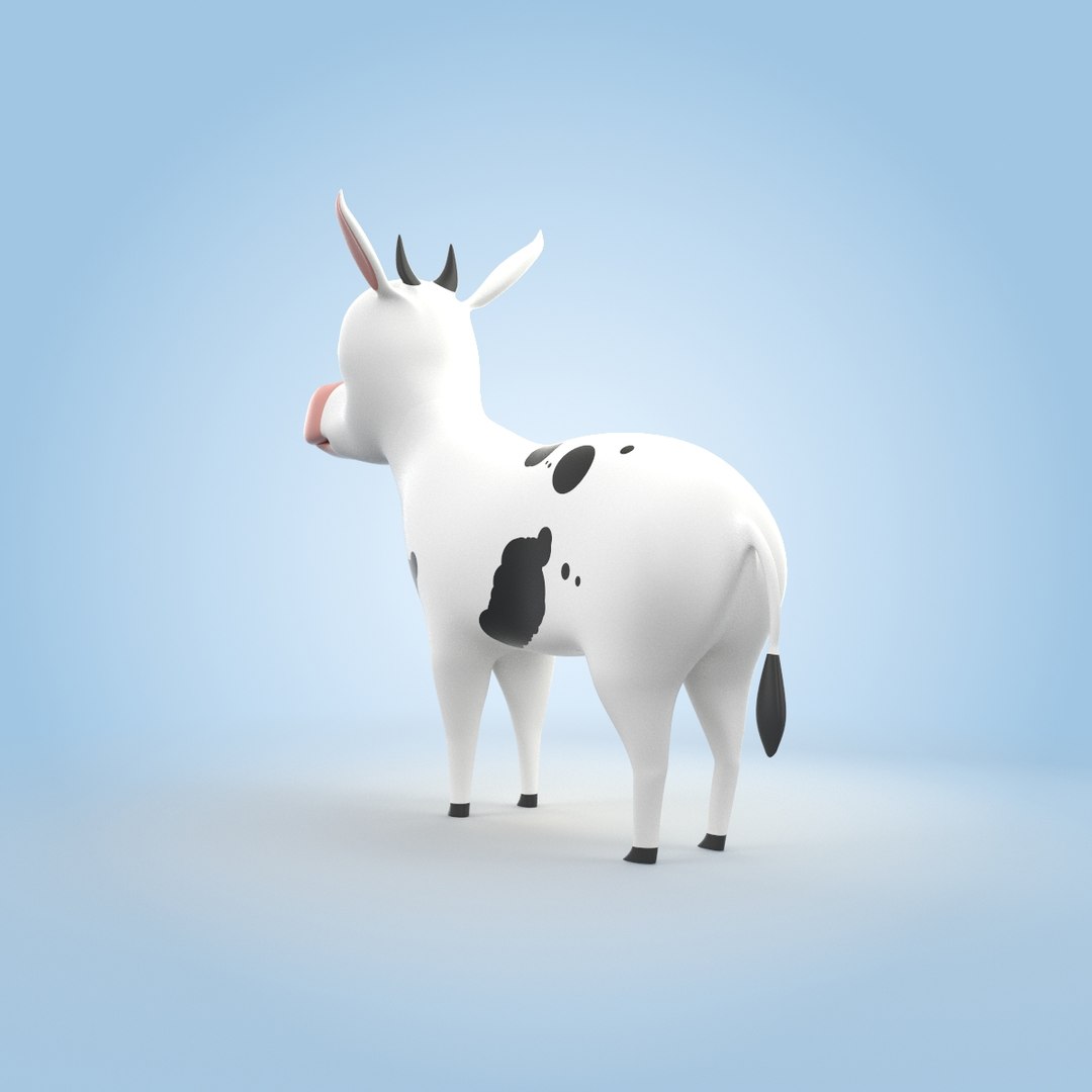 Cow 3D Model - TurboSquid 1826581