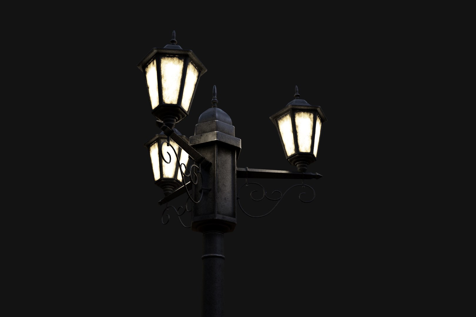 3D Street Lamp - TurboSquid 1349591