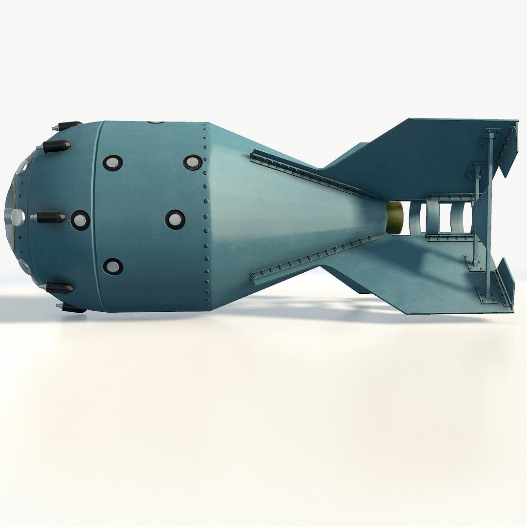 Nuclear Bomb Rds-1 3d Max