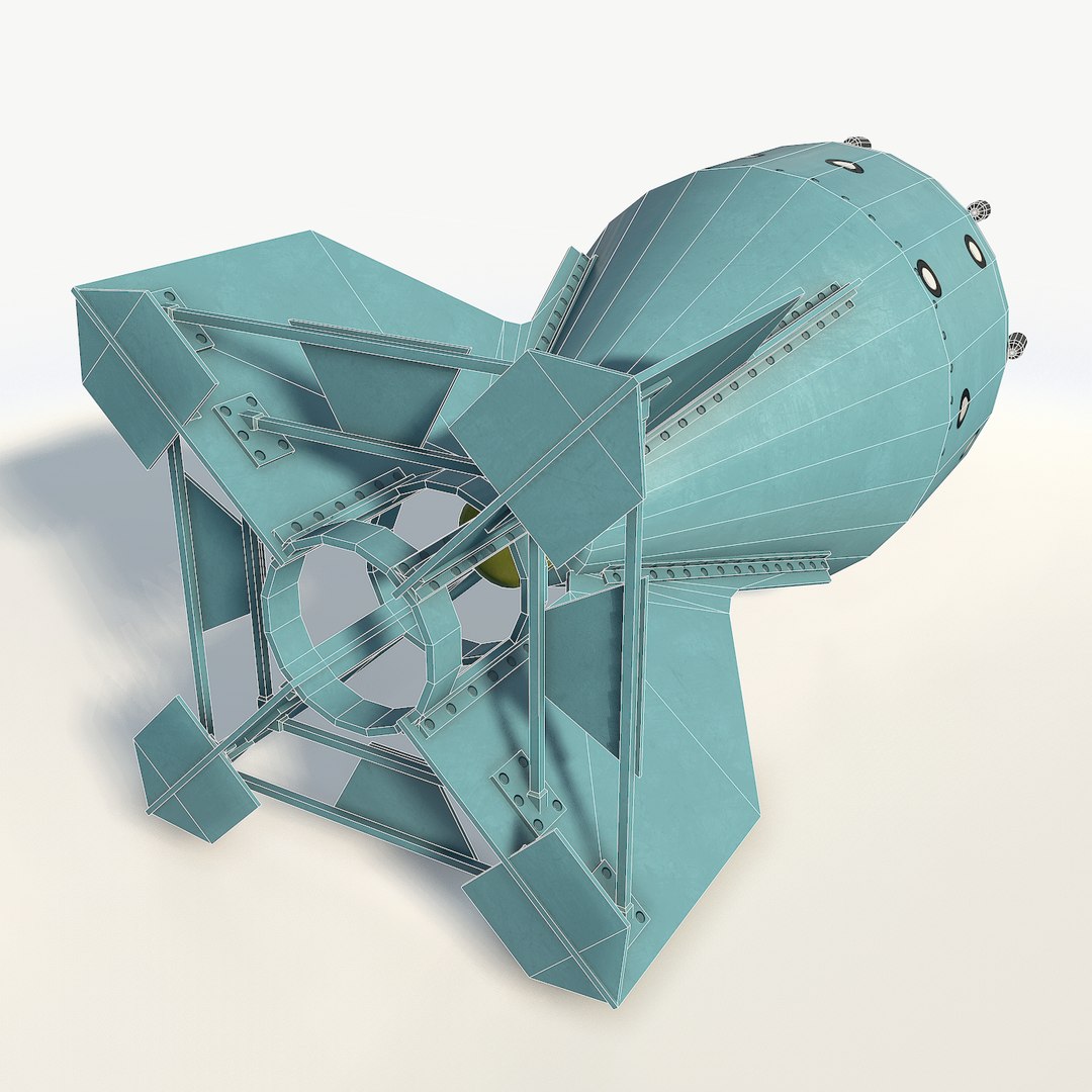 Nuclear Bomb Rds-1 3d Max