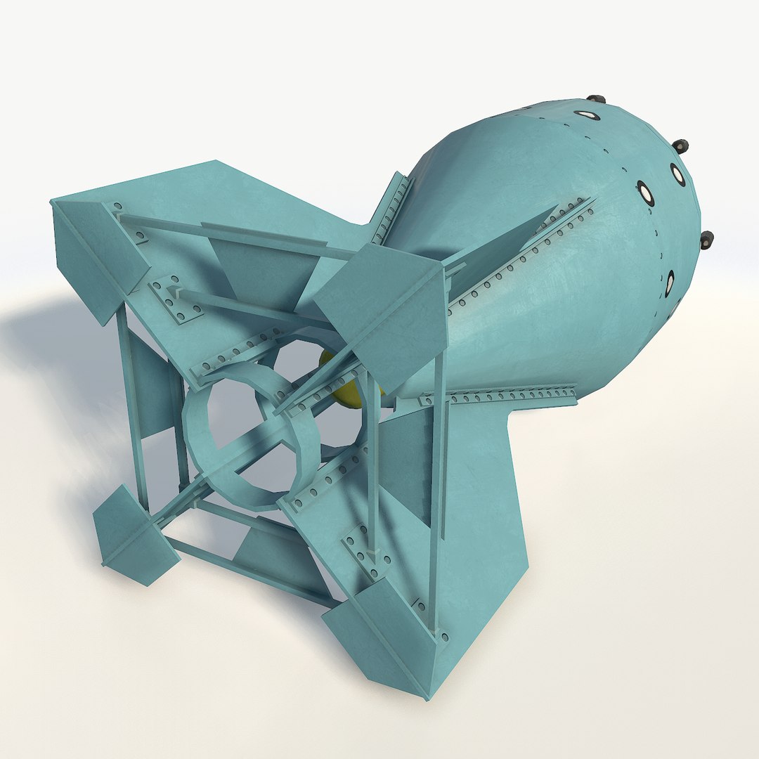 Nuclear Bomb Rds-1 3d Max