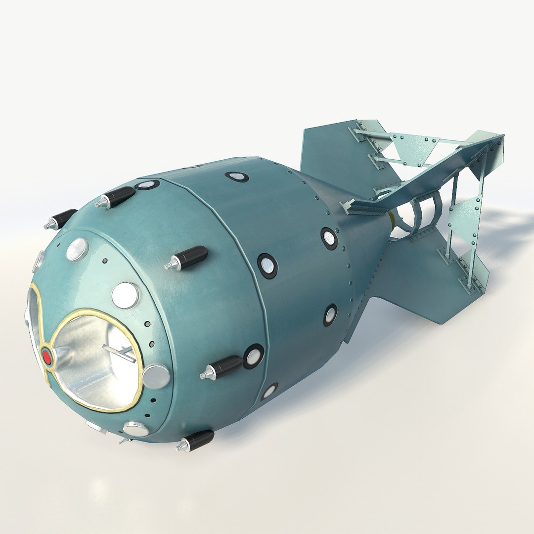Nuclear Bomb Rds-1 3d Max