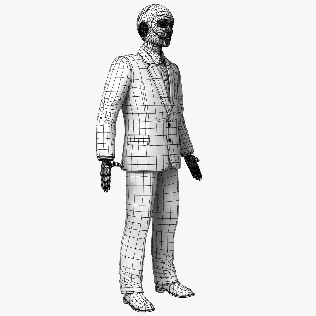Clothing Robot 3d Model