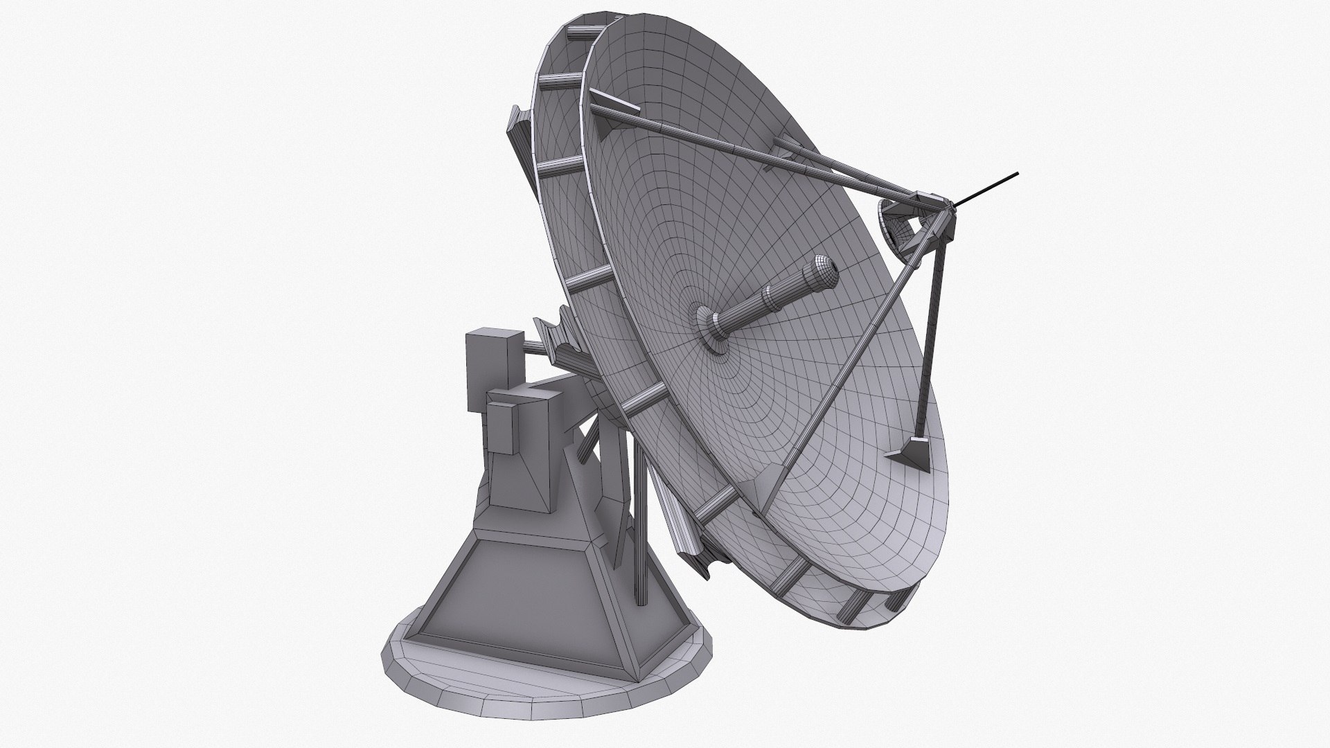 Satellite Dish Antenna 3d Model