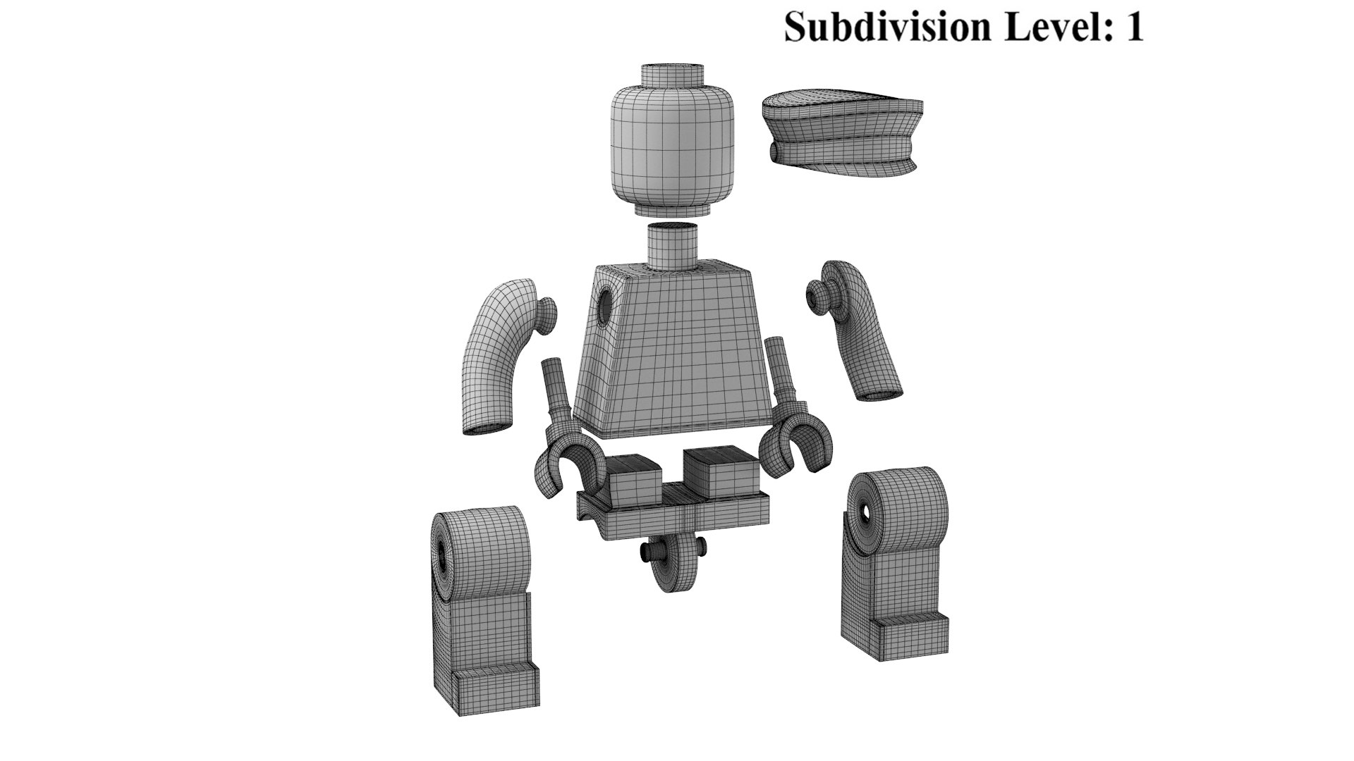 3D model real lego man - TurboSquid 1593520