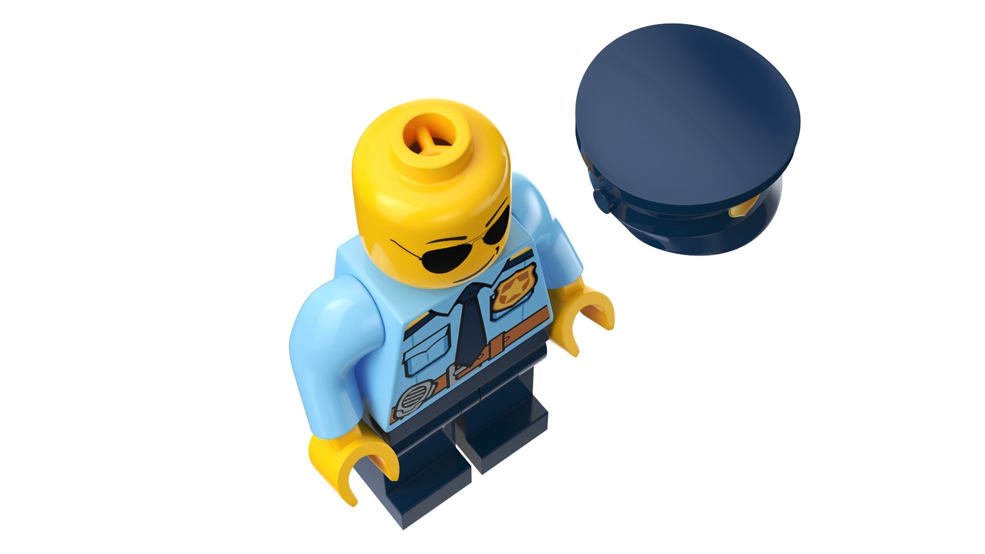 3D Model Real Lego Man - TurboSquid 1593520