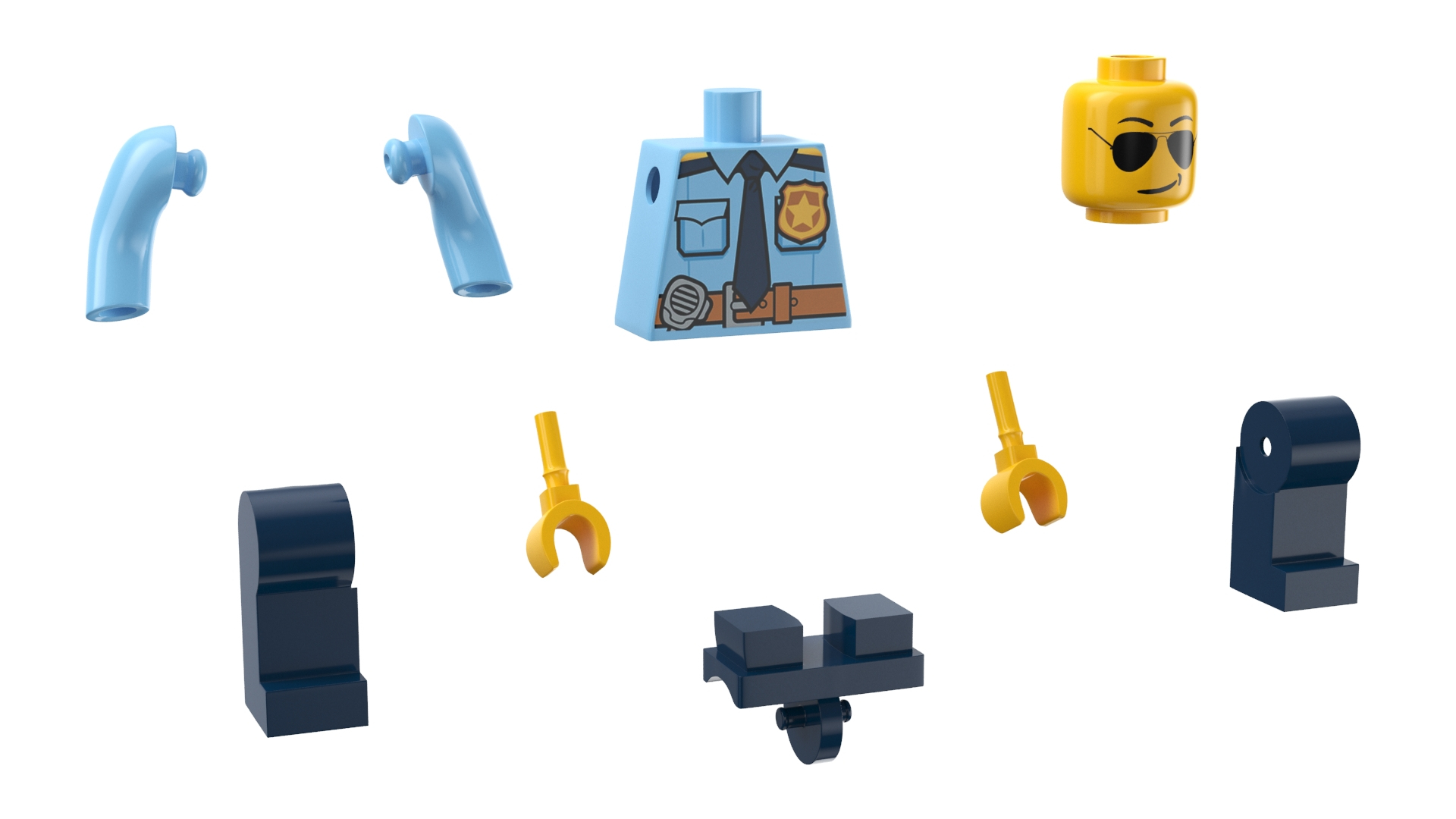 3D model real lego man - TurboSquid 1593520