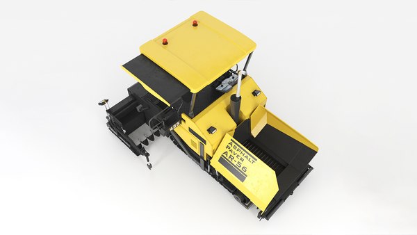 3d model asphalt paver