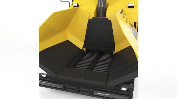 3d model asphalt paver