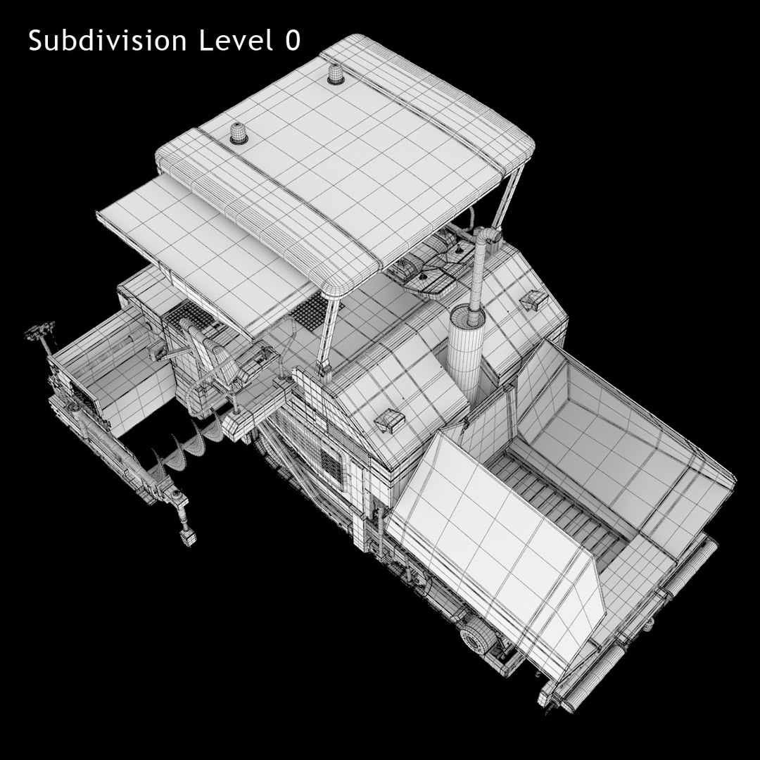3d Model Asphalt Paver