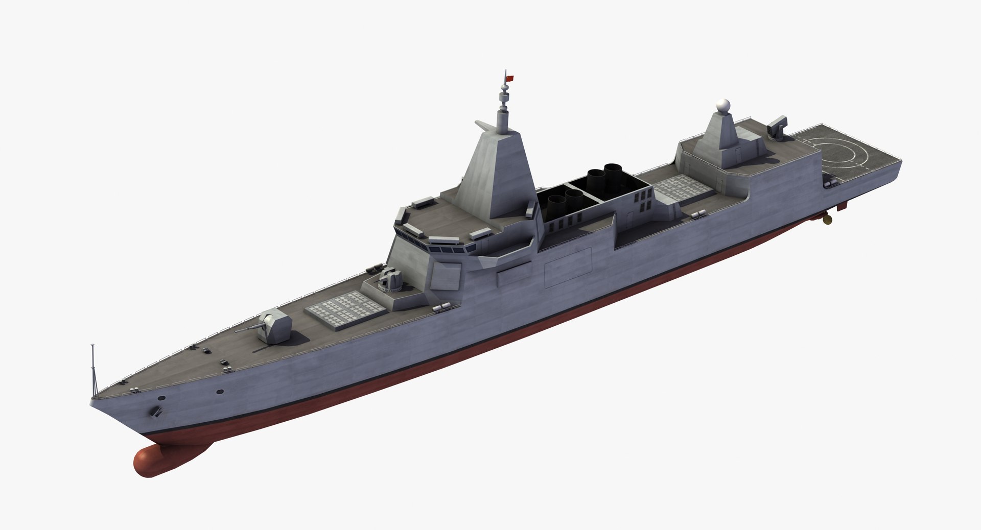 Type 055 Renhai Class Model - TurboSquid 1233307