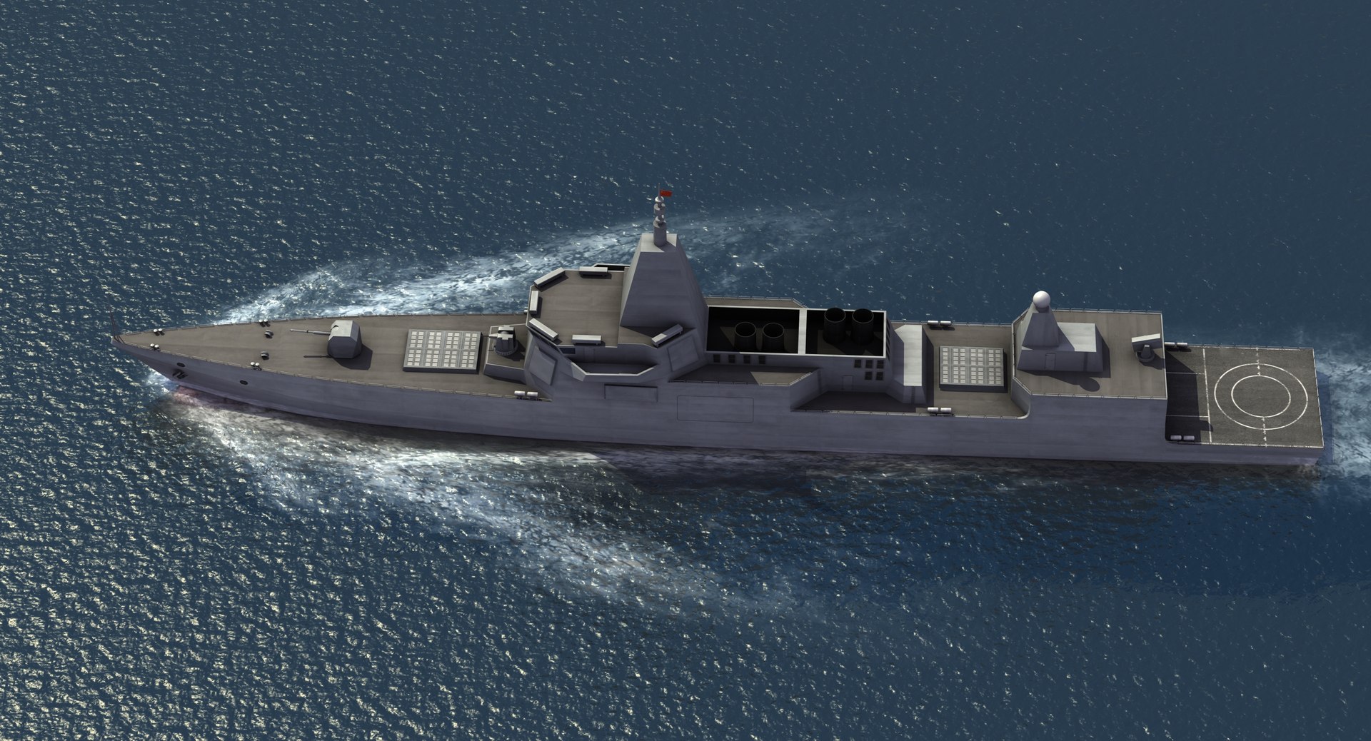 Type 055 renhai class model - TurboSquid 1233307