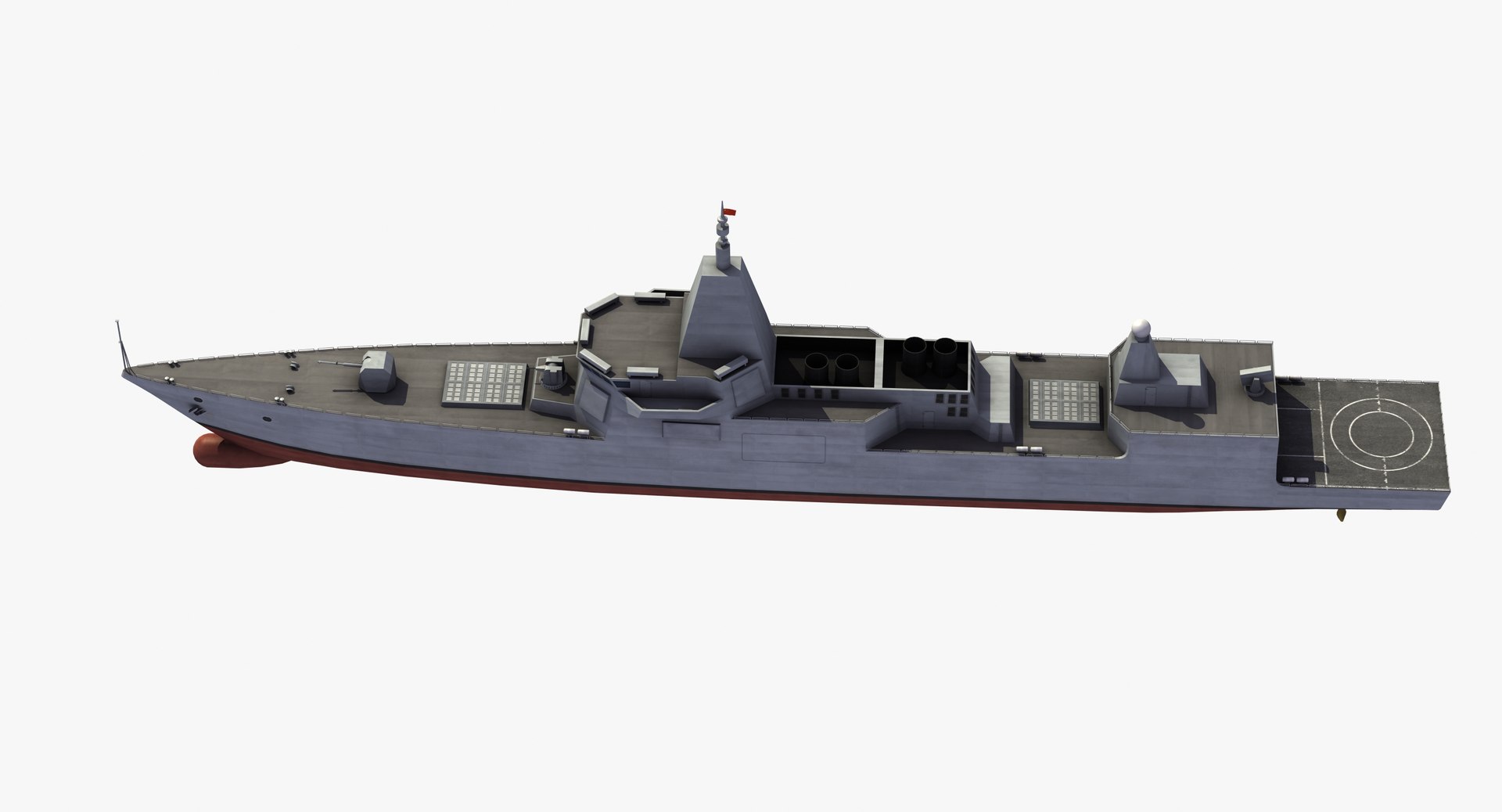 Type 055 Renhai Class Model - TurboSquid 1233307