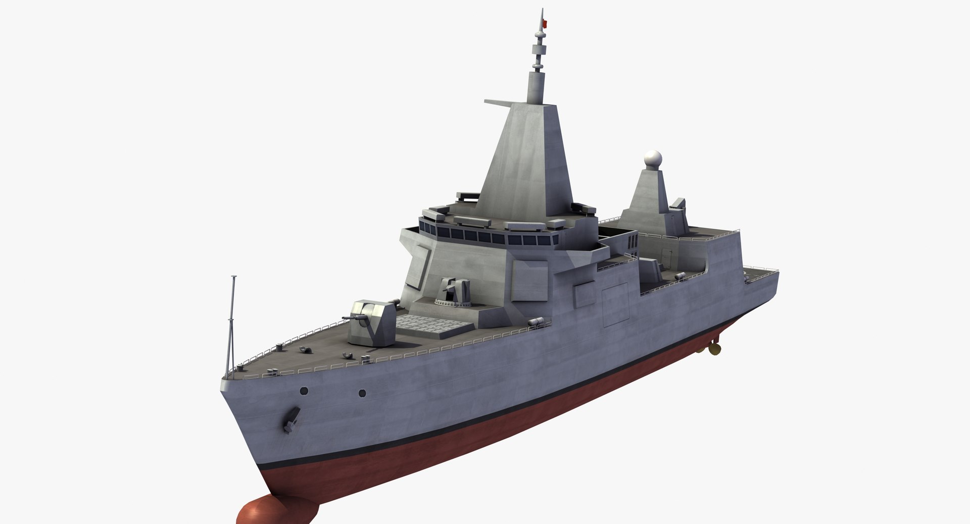 Type 055 renhai class model - TurboSquid 1233307