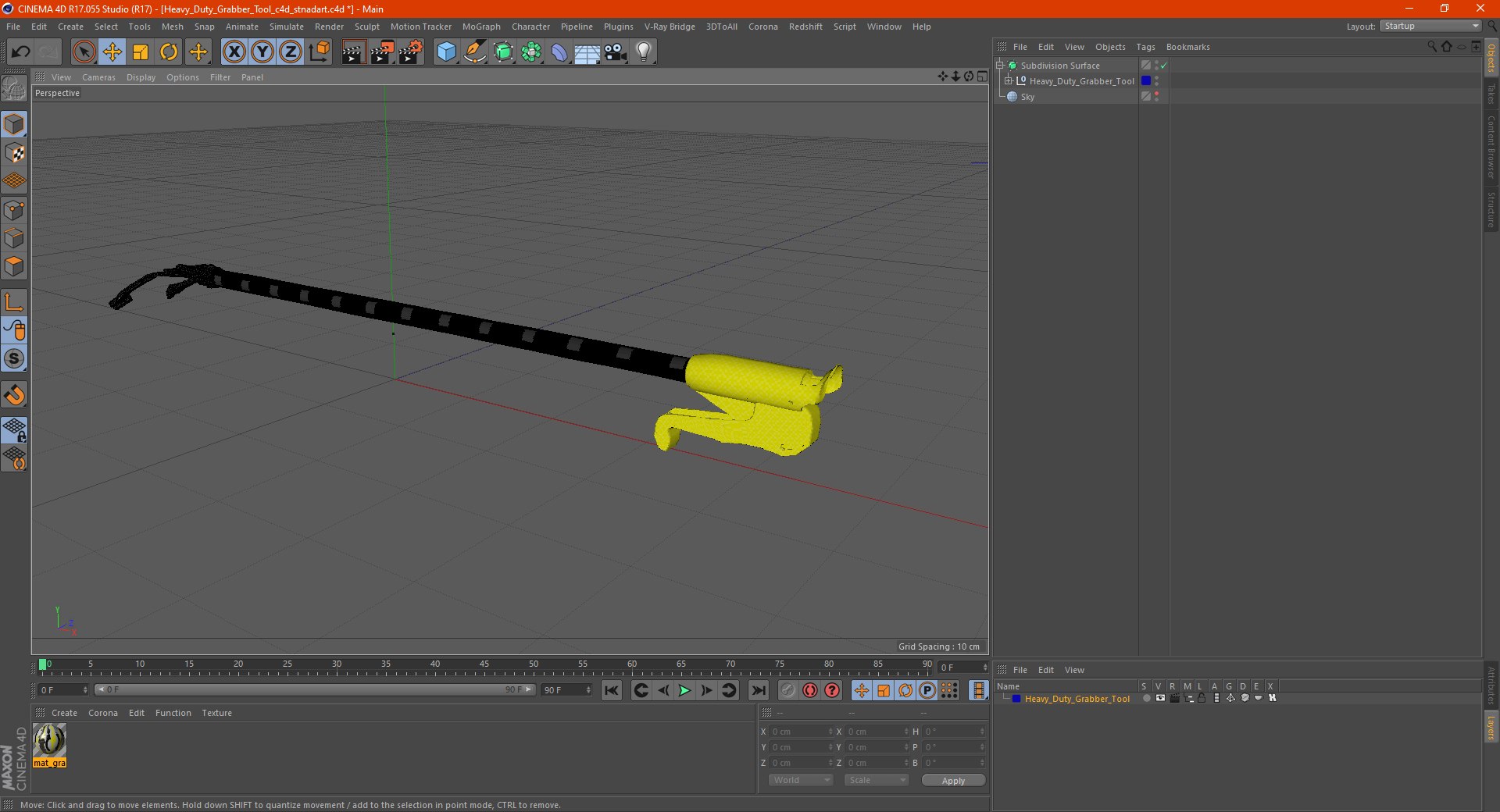 3D heavy duty grabber tool - TurboSquid 1690229
