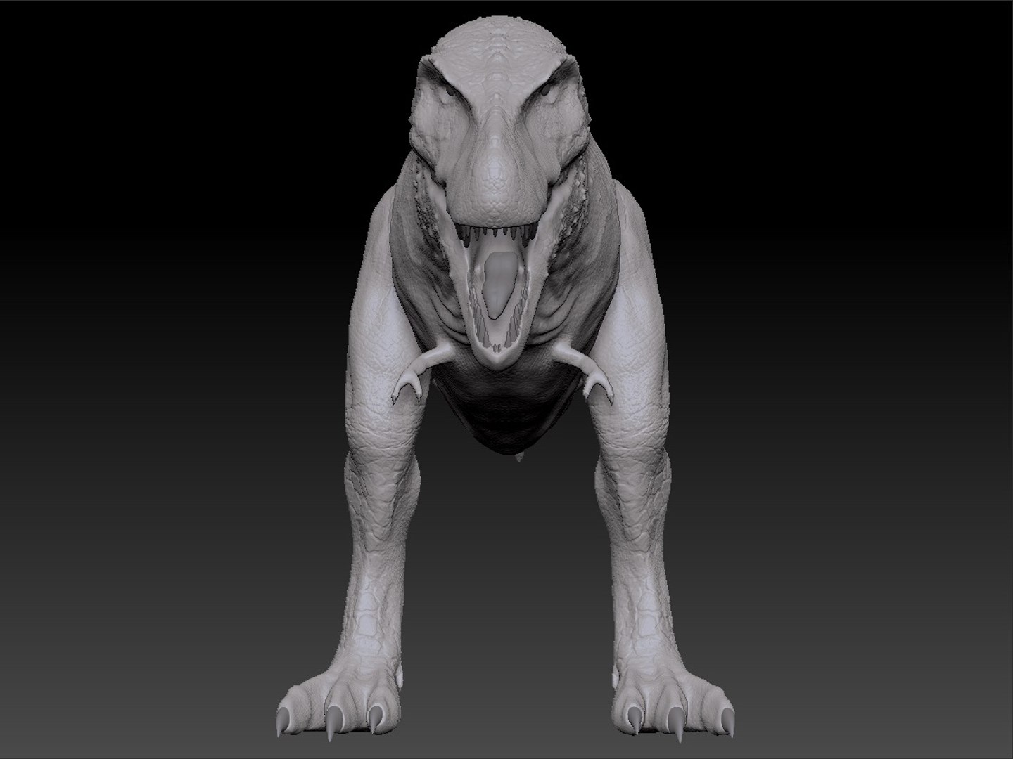 Free T-rex Zbrush 3d Model