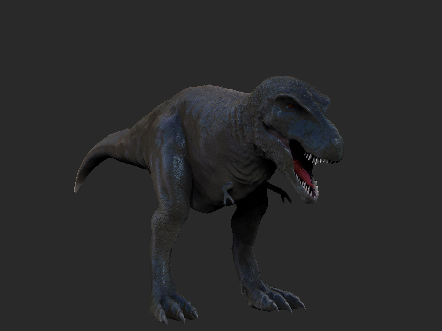 free t-rex zbrush 3d model