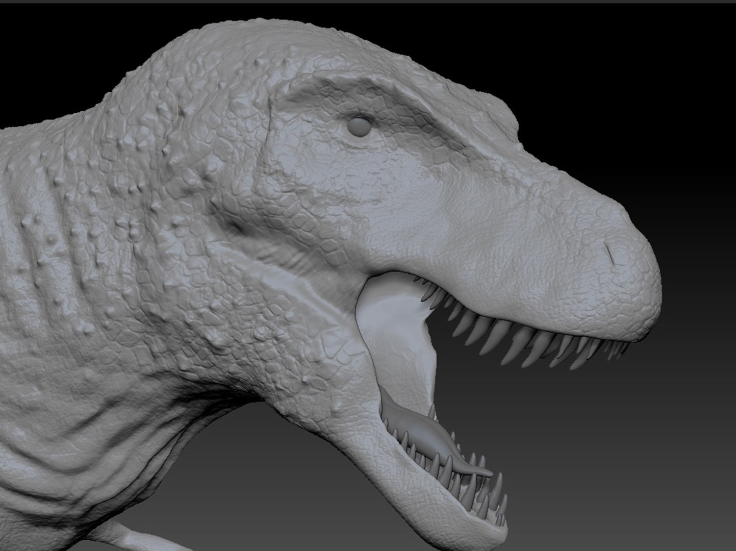 Free T-rex Zbrush 3d Model