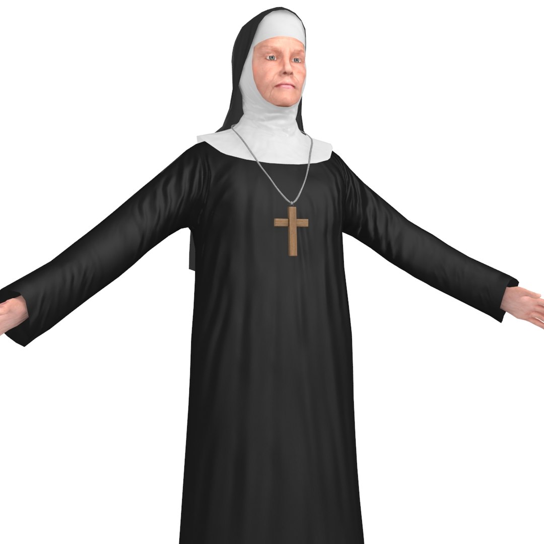 Nun 3D Model - TurboSquid 1326436