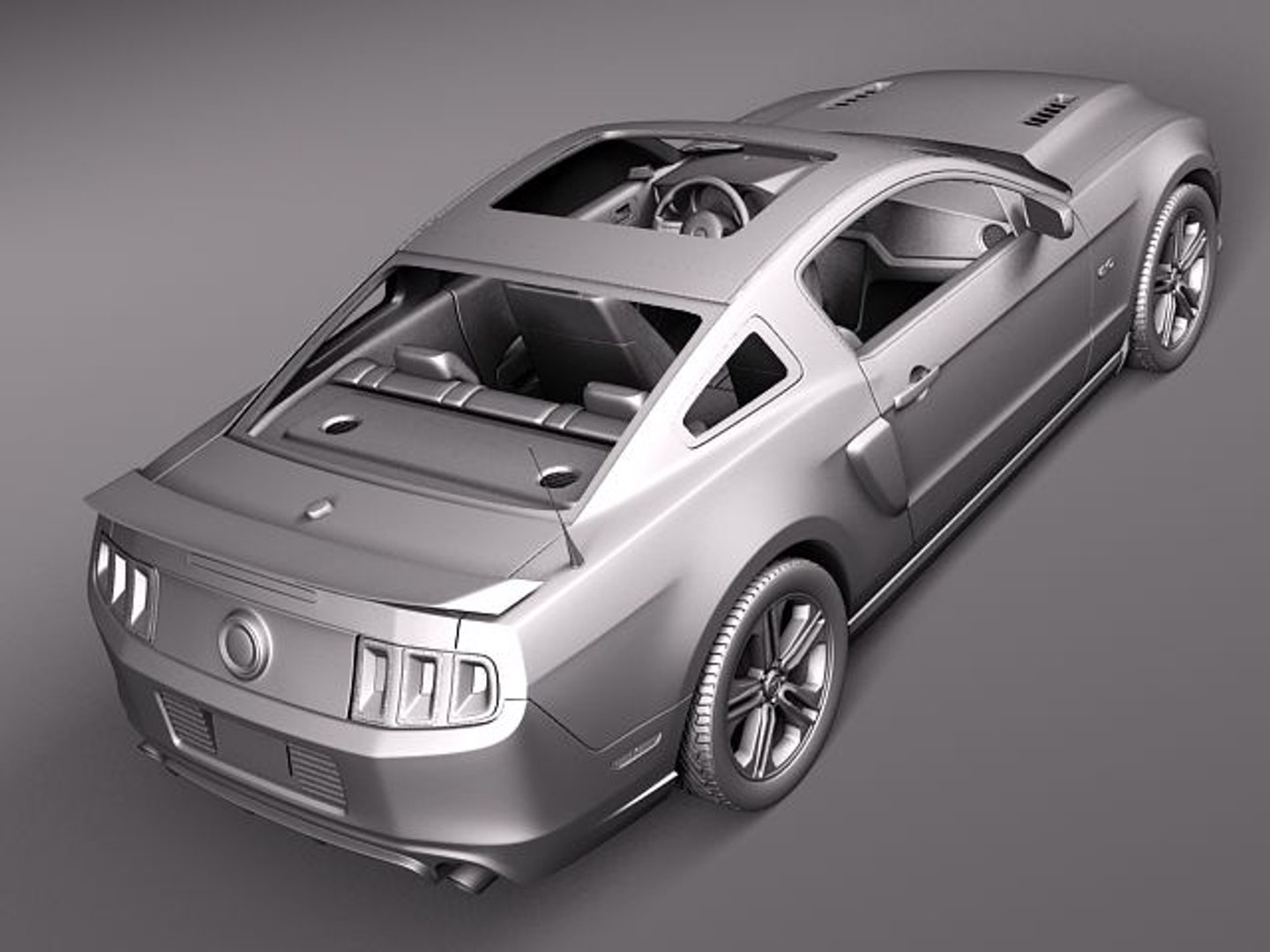 3ds Max Mustang Gt 2013 Sport
