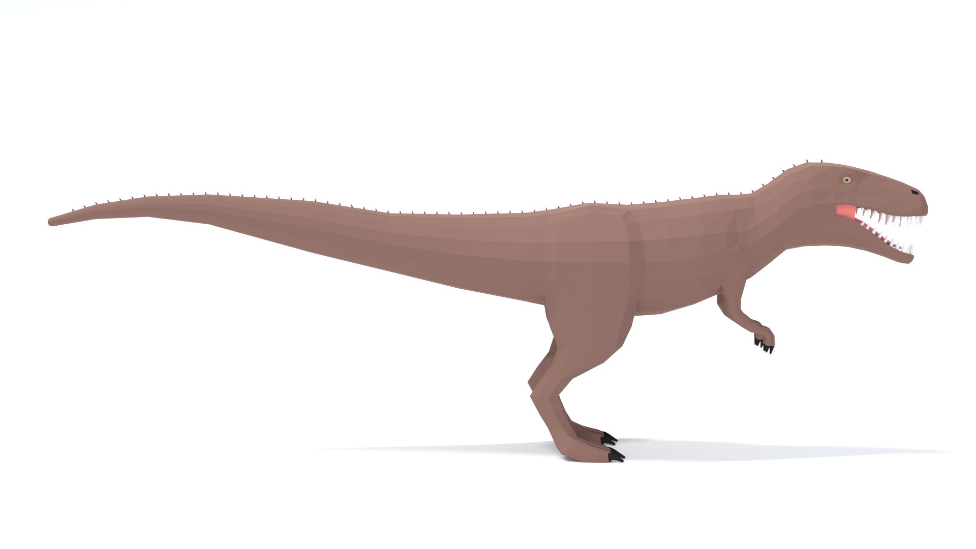 3D Low Poly Cartoon Torvosaurus Dinosaur Model - TurboSquid 1845991