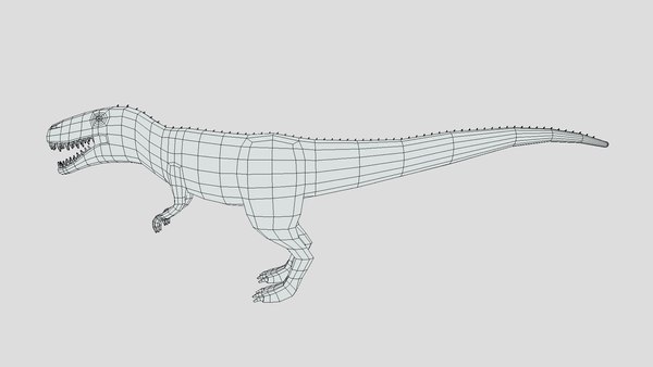 3D Low Poly Cartoon Torvosaurus Dinosaur model - TurboSquid 1845991