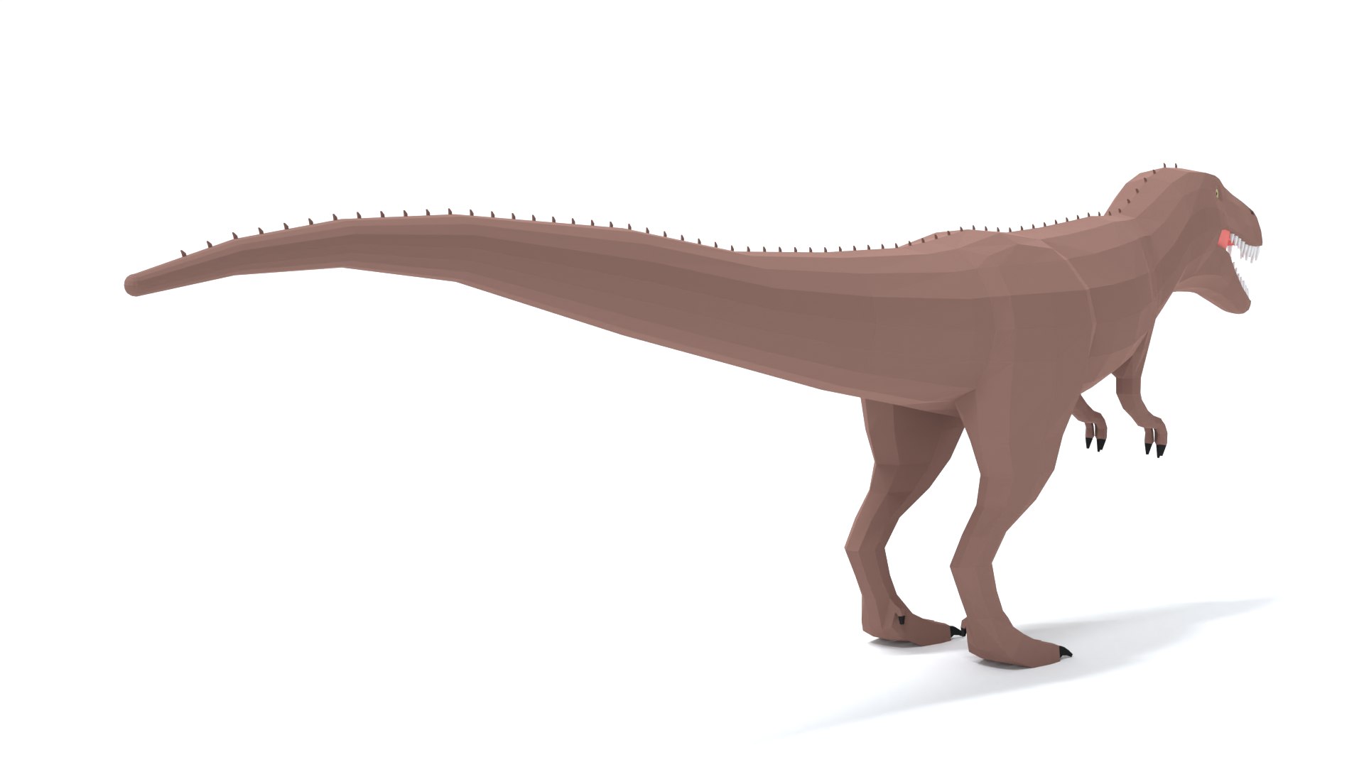 3D Low Poly Cartoon Torvosaurus Dinosaur Model - TurboSquid 1845991