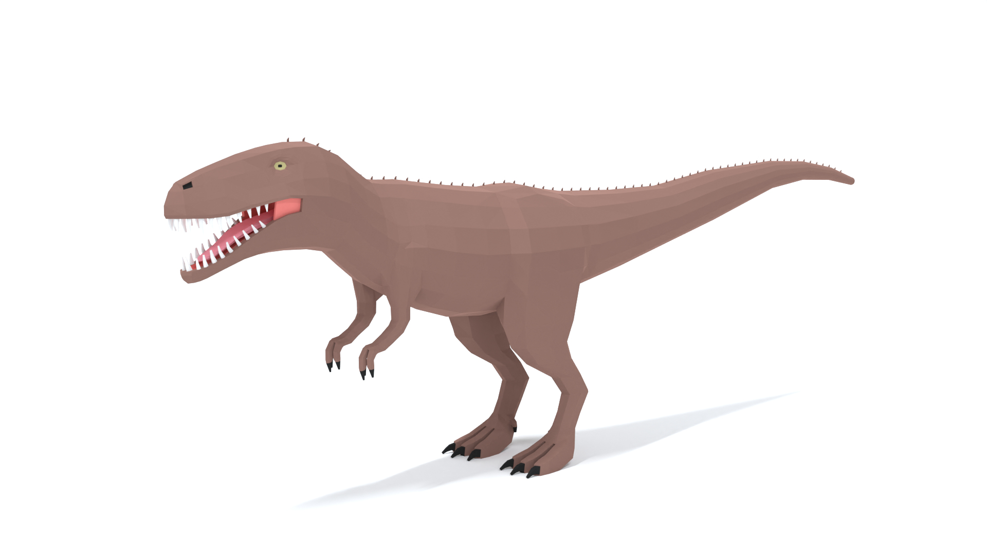 3D Low Poly Cartoon Torvosaurus Dinosaur model - TurboSquid 1845991