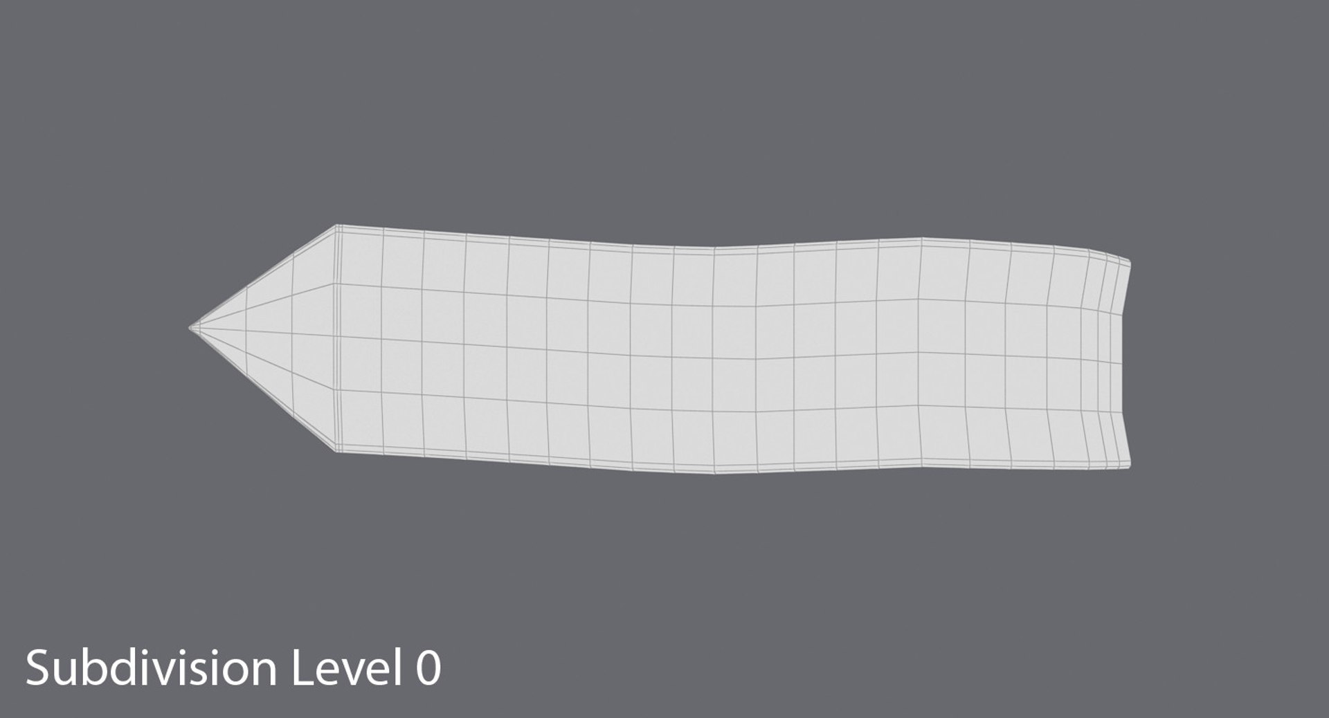 Red Necktie 3d Model