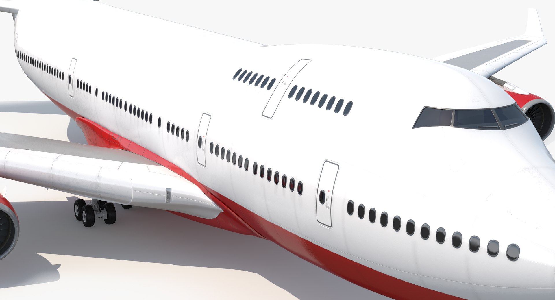 Airliner Plane Airplane Obj