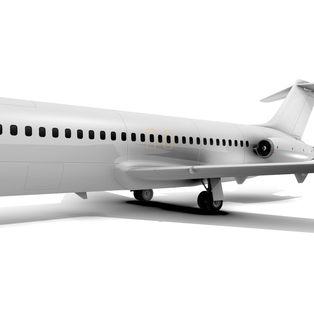 Low-poly Douglas Dc-9 3ds