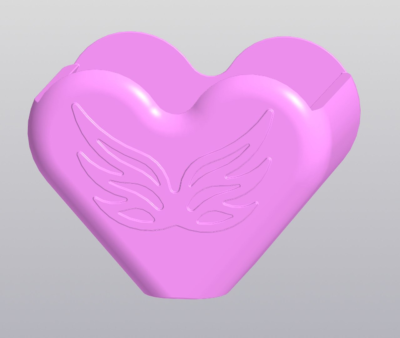 Heart With Wings Holder For Small Things 3D Model - TurboSquid 2010494