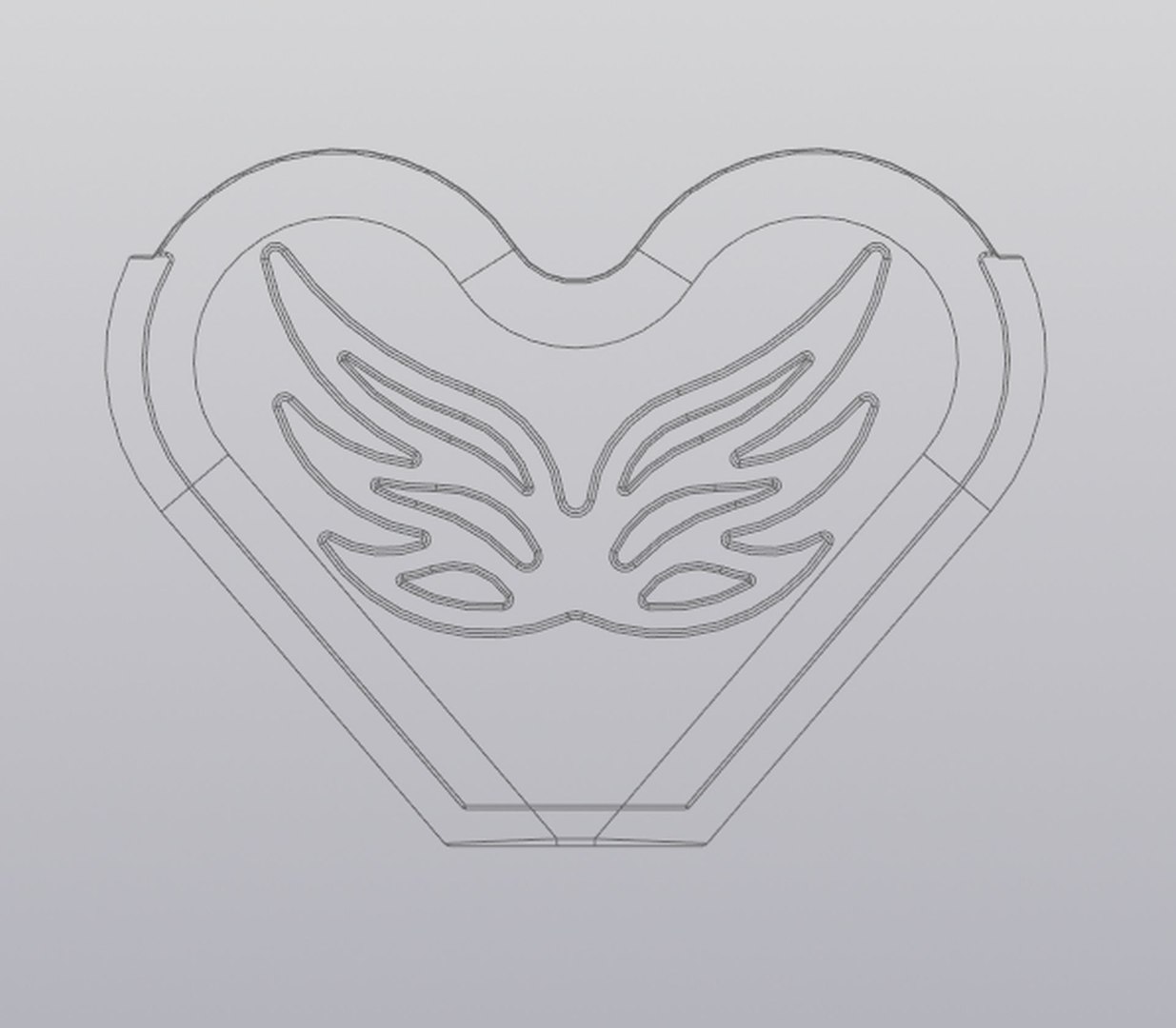 Heart With Wings Holder For Small Things 3D Model - TurboSquid 2010494