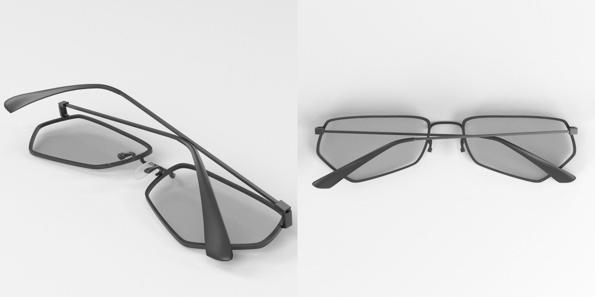 3D Glasses Pentagon - TurboSquid 1945743