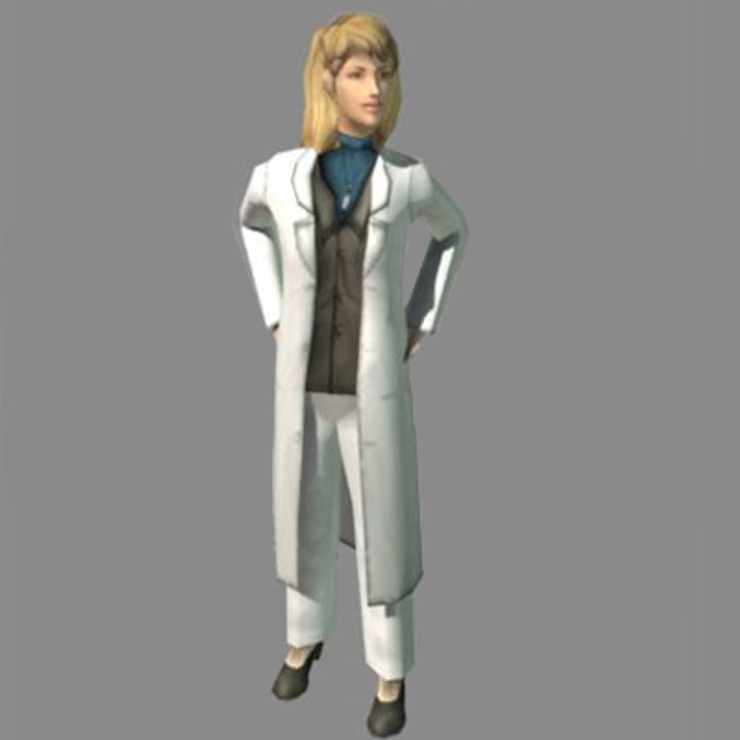 3d Hospital Medical Pack Nurse Model