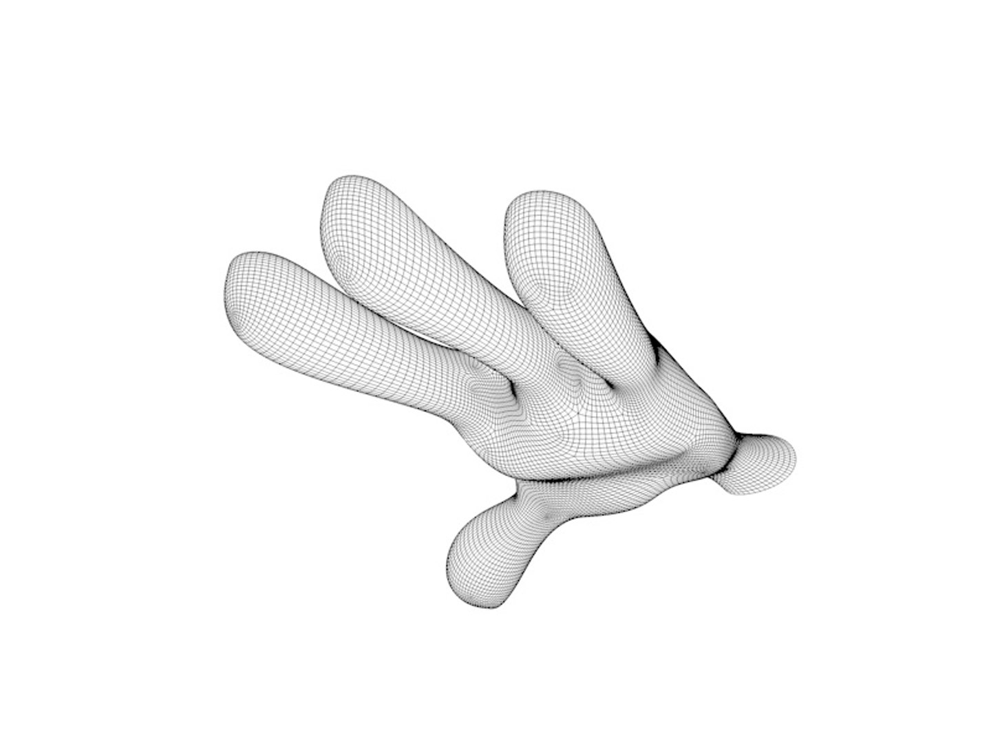 C4d Cartoon Hand